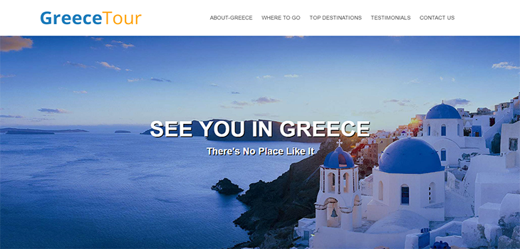 GreeceTour – Travelling Bootstrap HTML5 Template | Bootstrap Themes