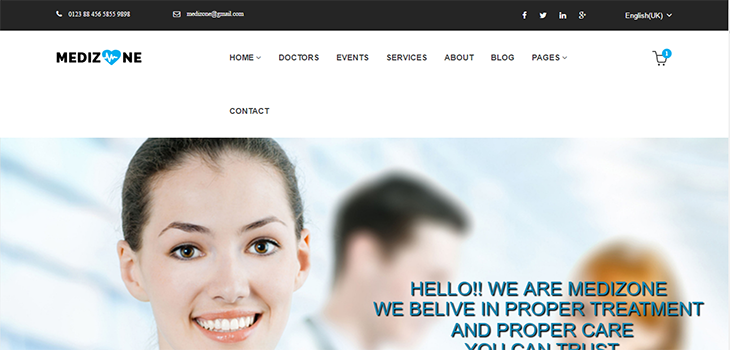 Medizone – Health Care & Medical HTML5 Bootstrap Template | Bootstrap Themes