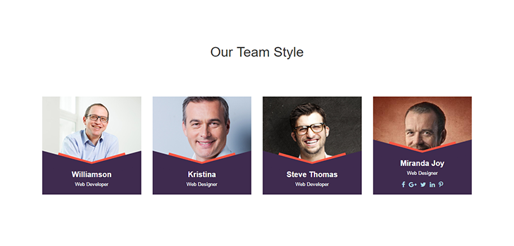 Bootstrap Simple Our Team Style | Bootstrap Themes