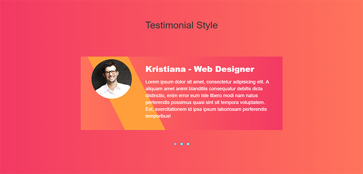 Bootstrap Testimonial Slider with hover effect | Bootstrap Themes