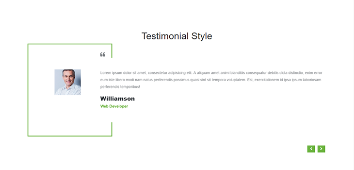 Bootstrap Simple Testimonial Slider | Bootstrap Themes