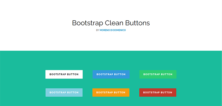 Bootstrap Clean Buttons | Bootstrap Themes