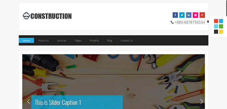 Construction – Free Construction HTML Template | Bootstrap Themes