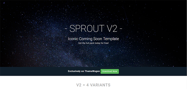 Sprout – Coming soon bootstrap templates | Bootstrap Themes