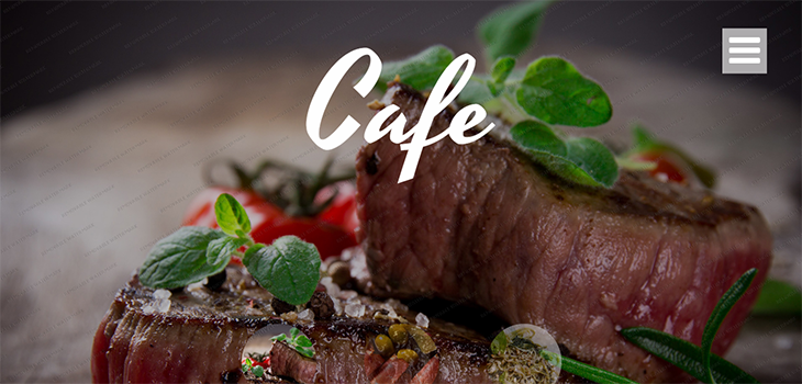 Cafe & Restaurant Free Website Template | Bootstrap Themes