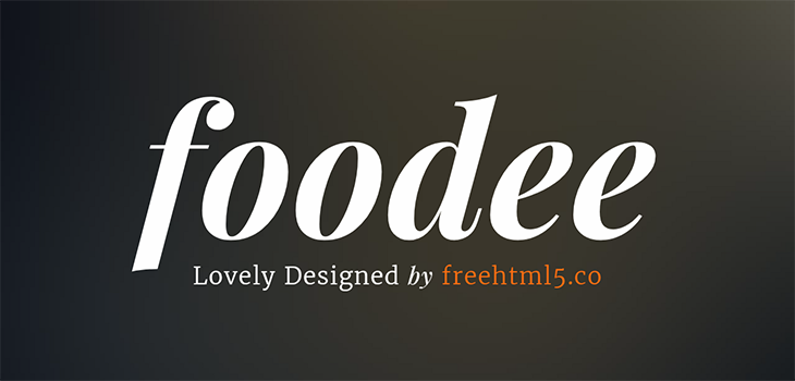 Foodee – Free Bootstrap Template | Bootstrap Themes