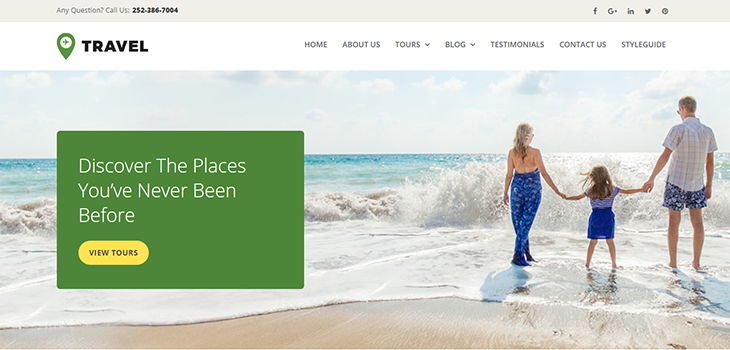 Travel Agency Responsive HTML Website Template | Bootstrap Themes